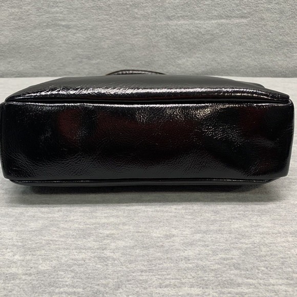 Unbranded | Bags | Vintage Black Patent Leather Snap Closure One Handle ...